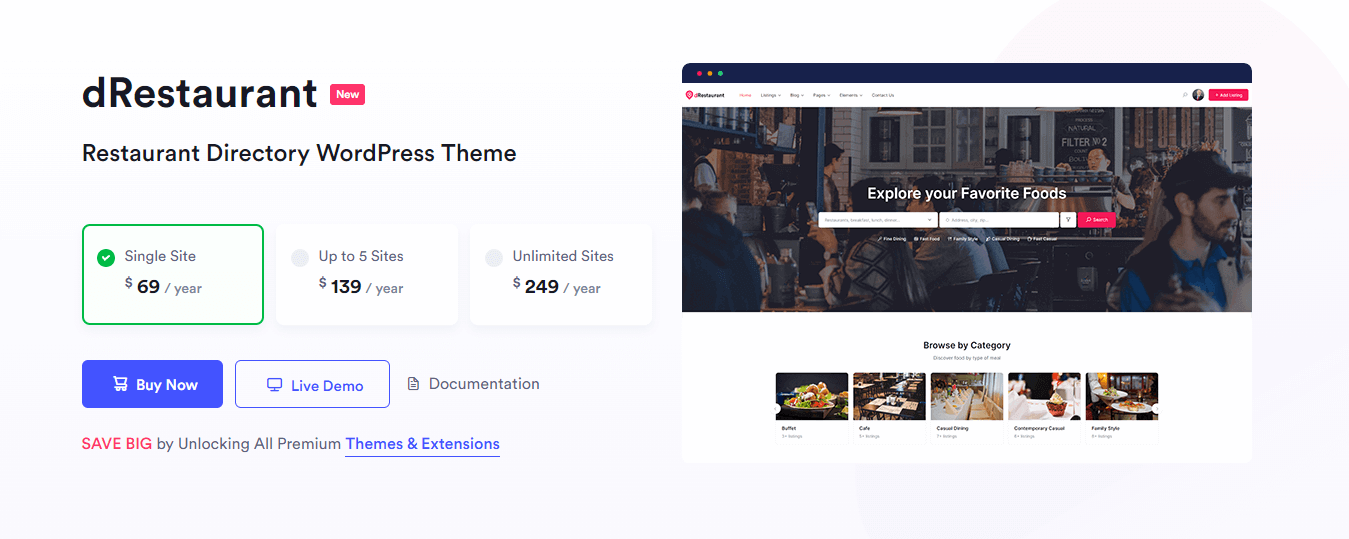 5 Best Restaurant Directory WordPress Themes