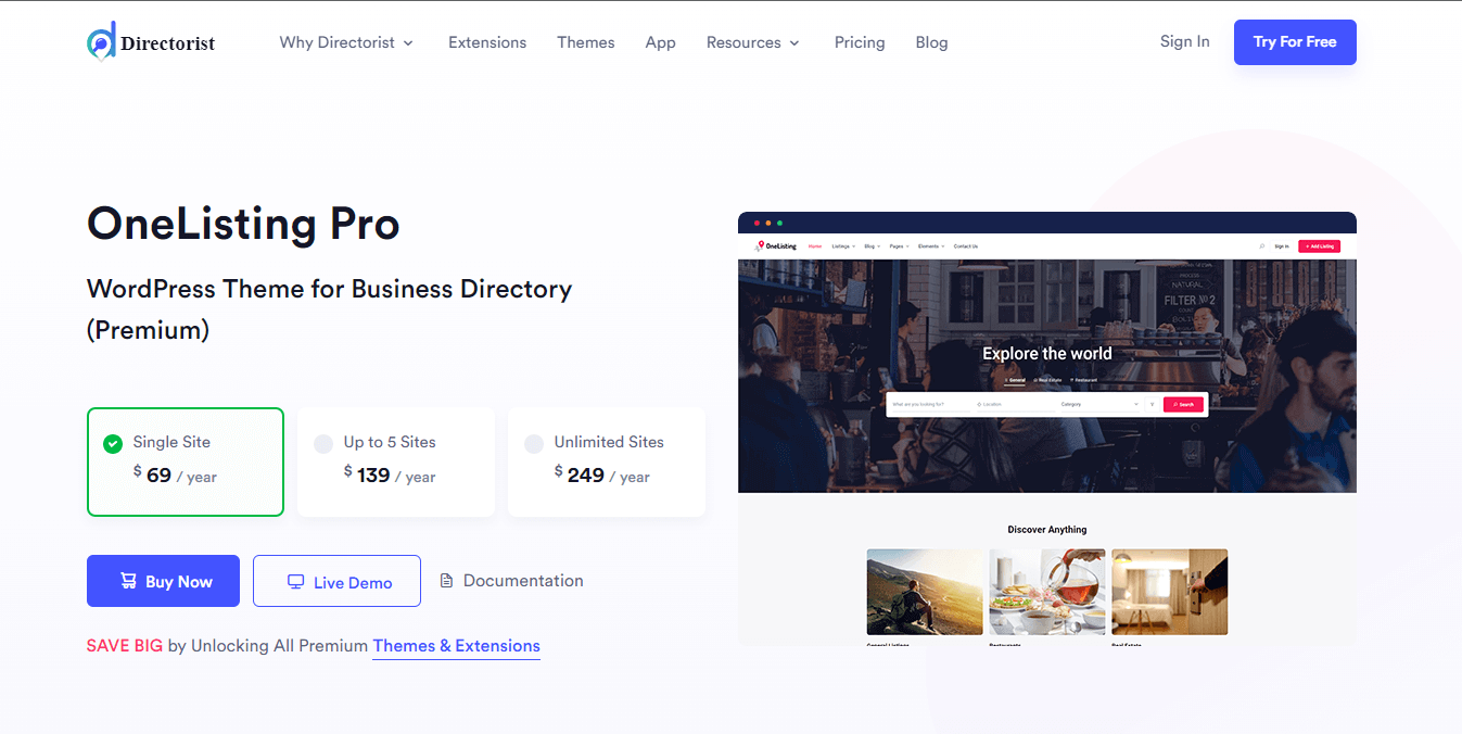 Best WordPress Themes for Place Listing Directory in 2024