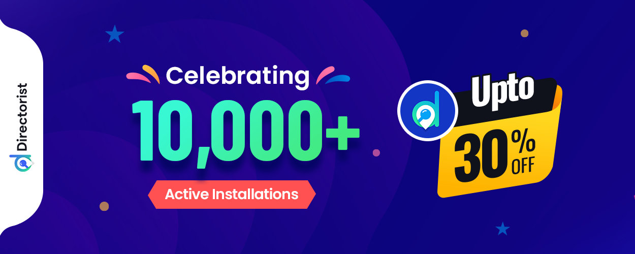 Celebrating 10K+ Directorist Active Installation