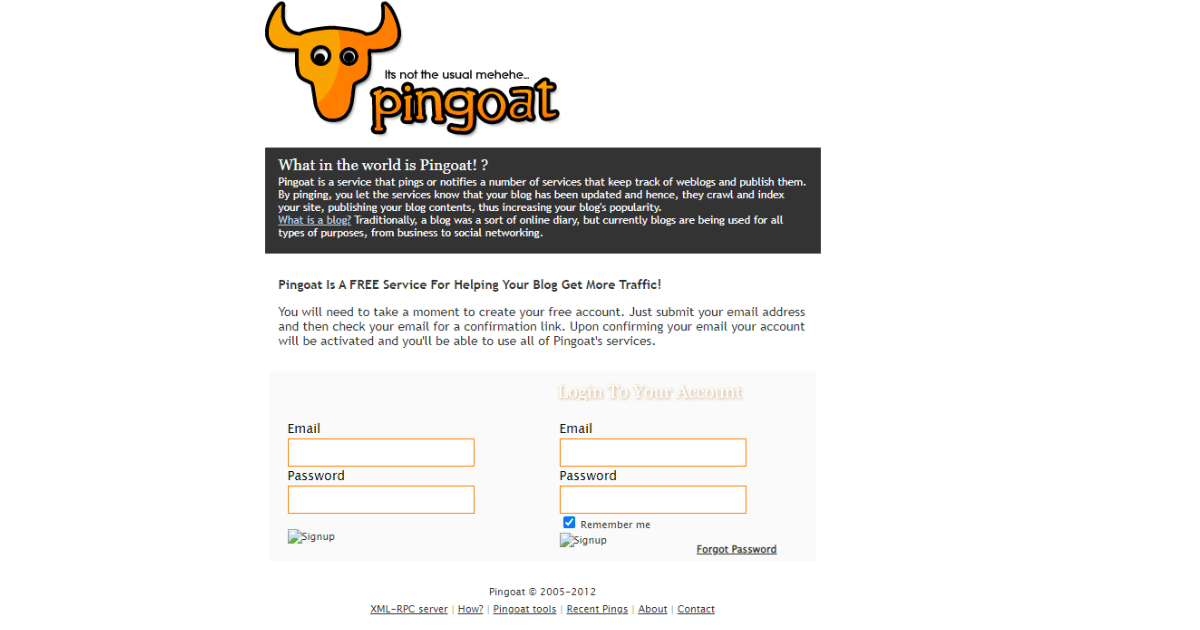 Free Ping Submission Sites in 2025