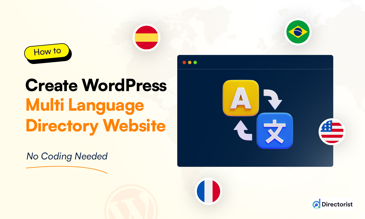 How to Make WordPress Multi Language Directory Website (No Coding Needed)