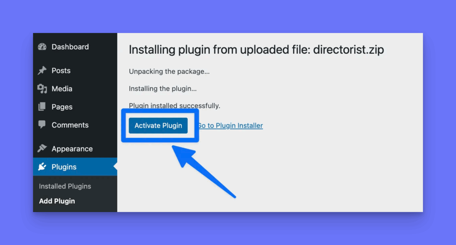 Installation & Activation - Directorist