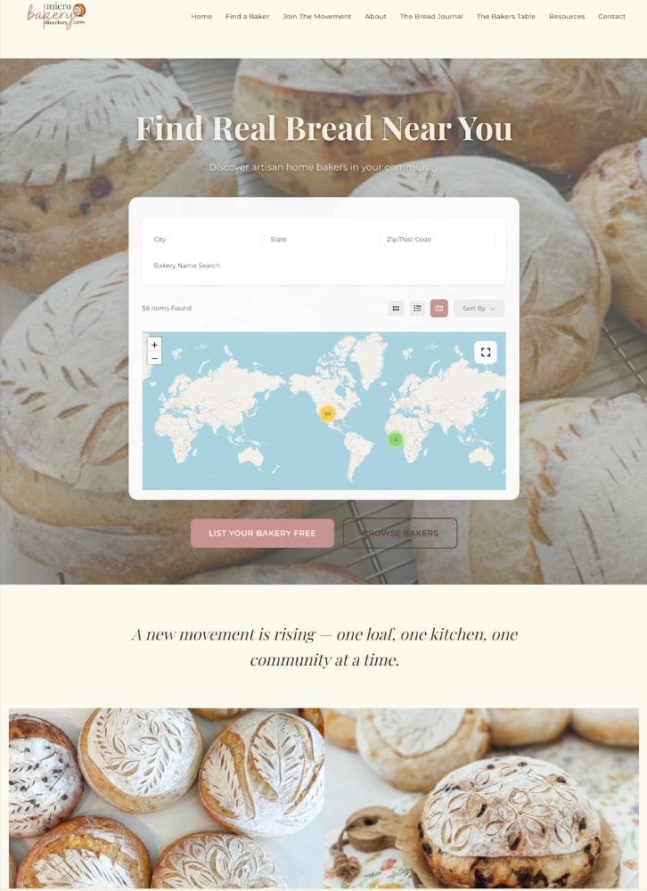 Micro Bakery Directory - Directorist